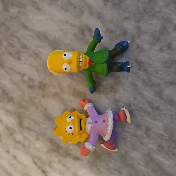 Hallmark | Holiday | 206 Hallmark Bart Lisa Simpson Ice Skating ...